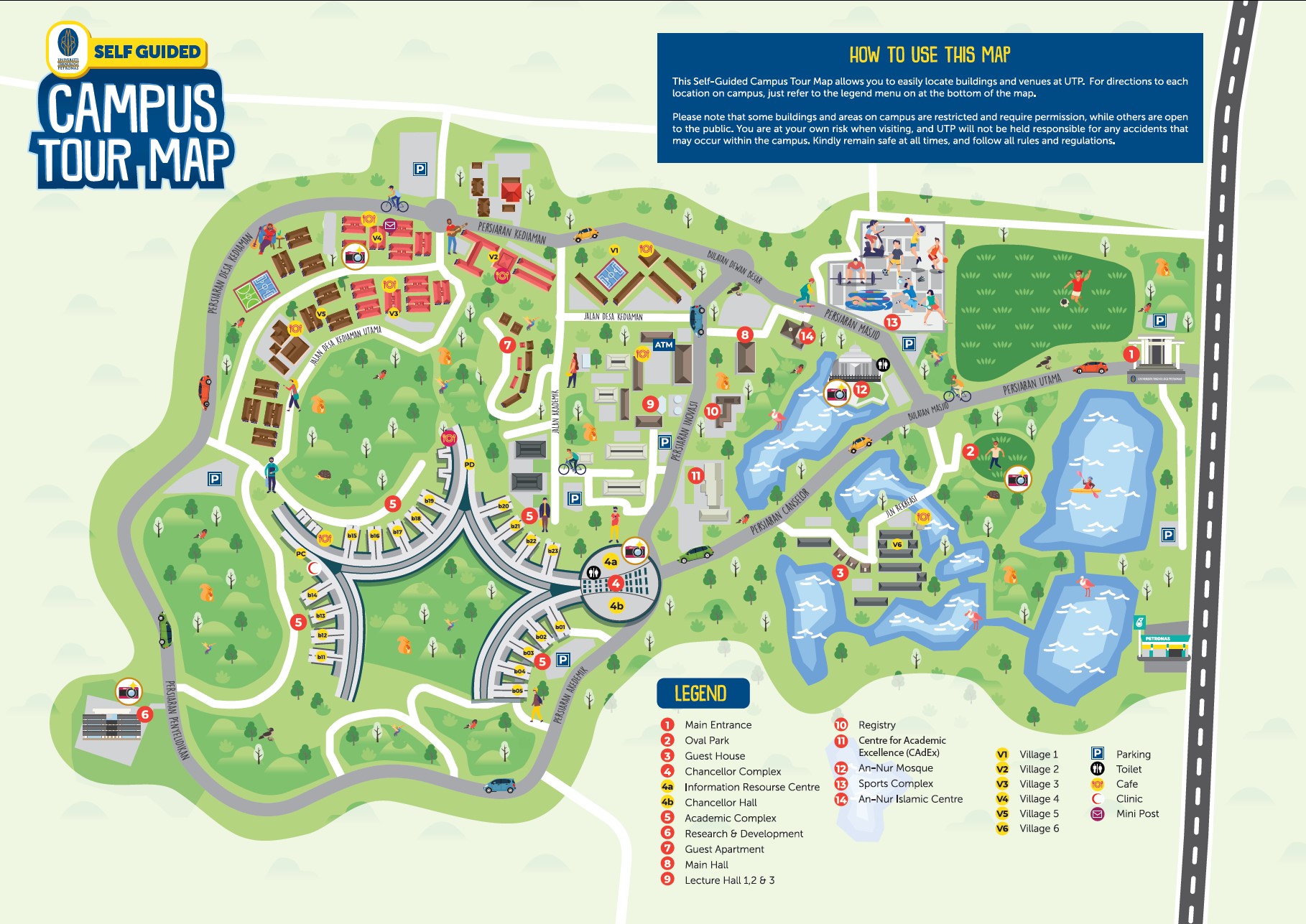 Campus Tour Map